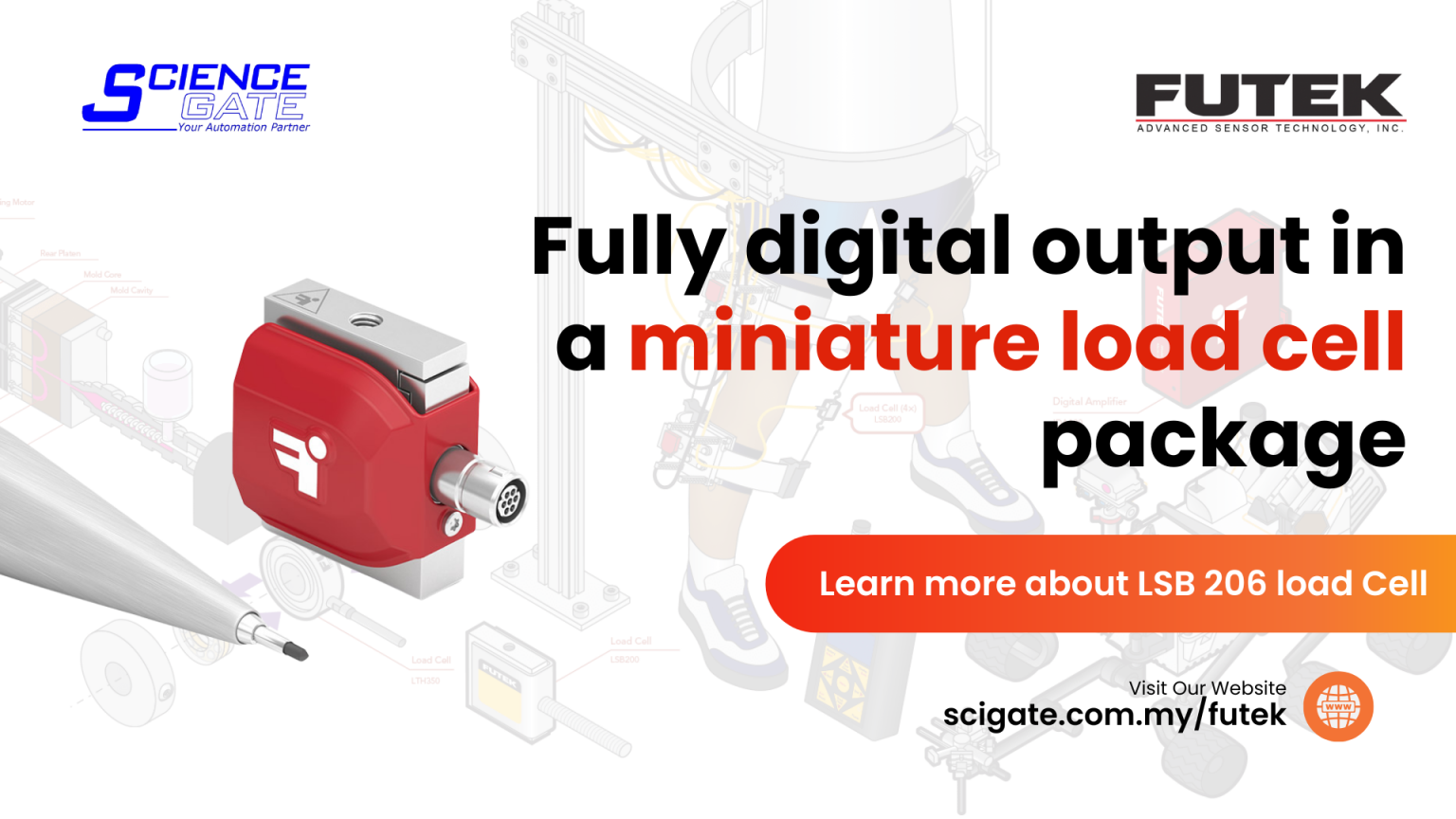 Fully Digital output In A Miniature Load Cell Package | Sciengate ...